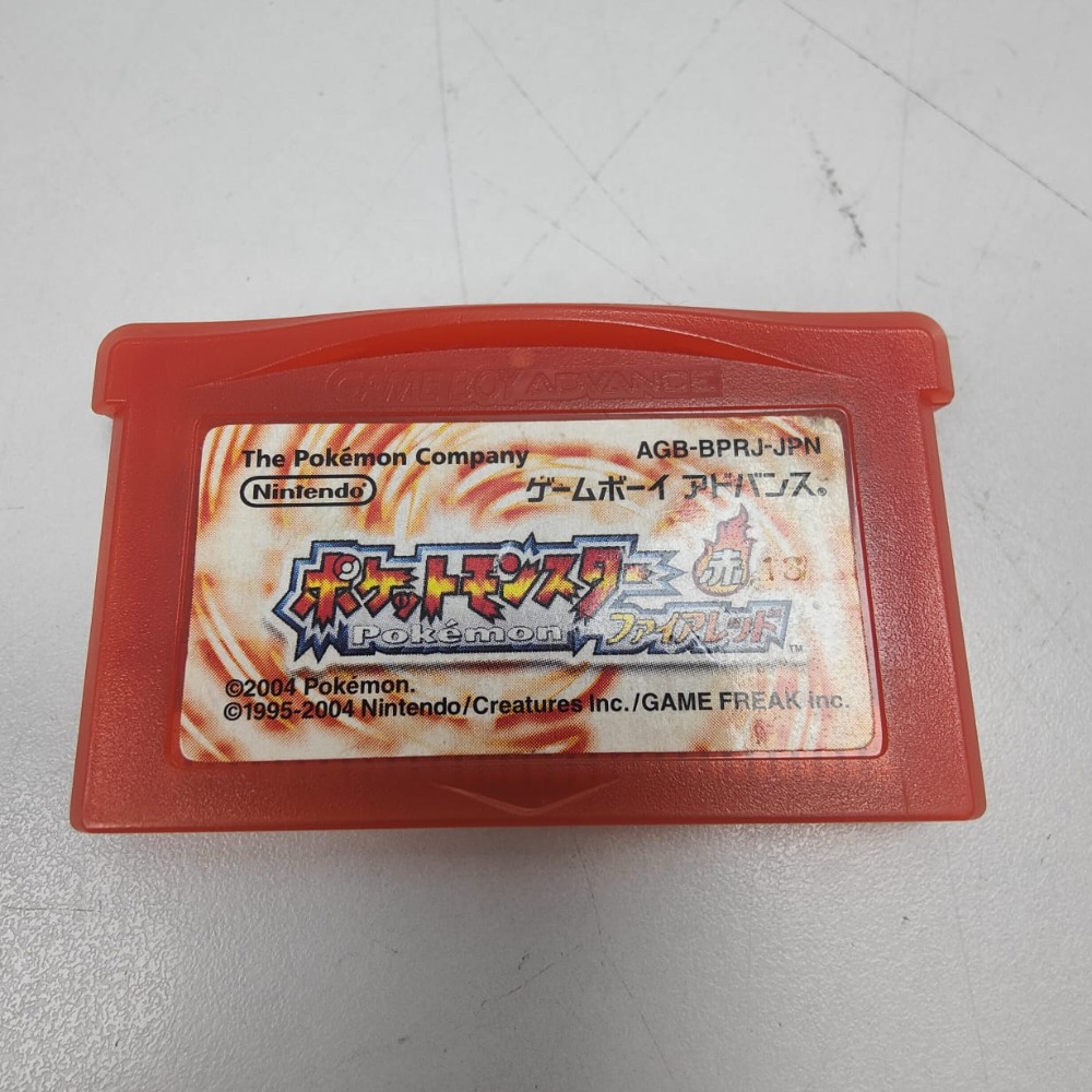 Pre-owned Pokemon Fire Red Game Boy Advance GBA NTSC-J Japanese Cart ...